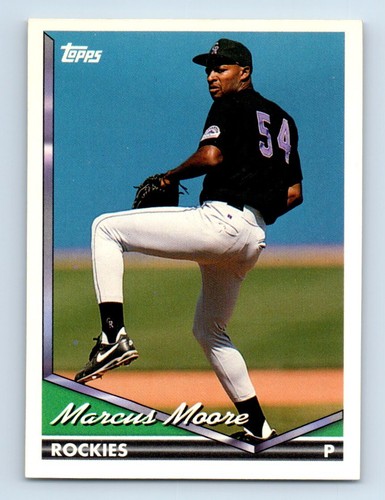 1994 Topps Marcus Moore Colorado Rockies #186 | eBay