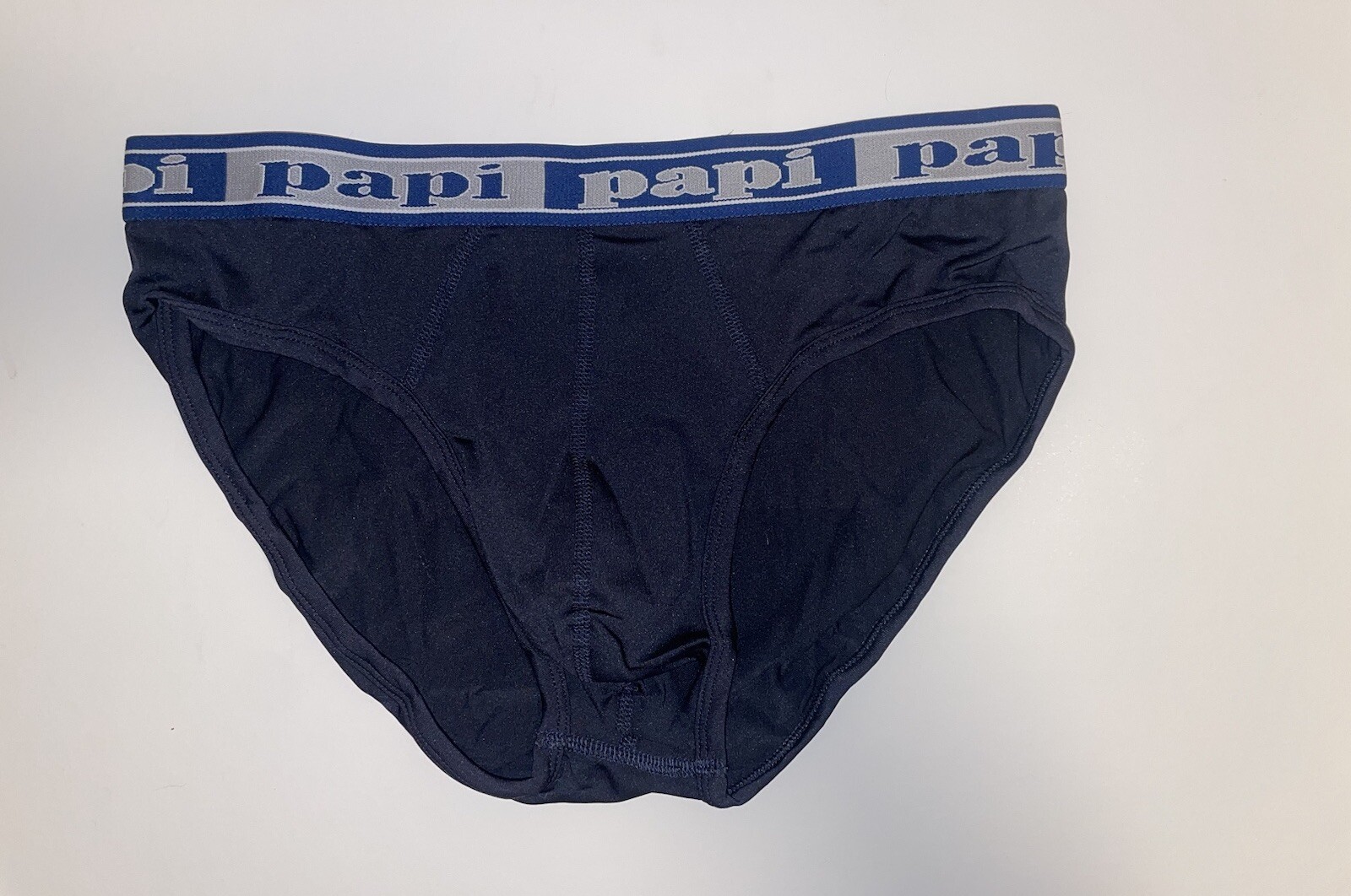 Men’s Papi Polyamide/Elastane Euro Bikini Brief - Sz. M, Black, Teal ...