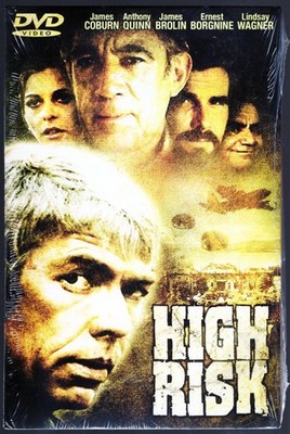 High Risk DVD 1981 James Coburn Anthony Quinn Action Thriller | eBay