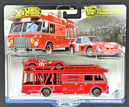 Hot Wheels Team Transport Ferrari 250 GTO & Fiat 642 RN2 Bartoletti ...
