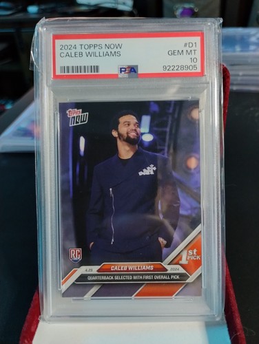 Caleb Williams 2024 Topps Now #D1 RC Rookie PSA 10 | eBay
