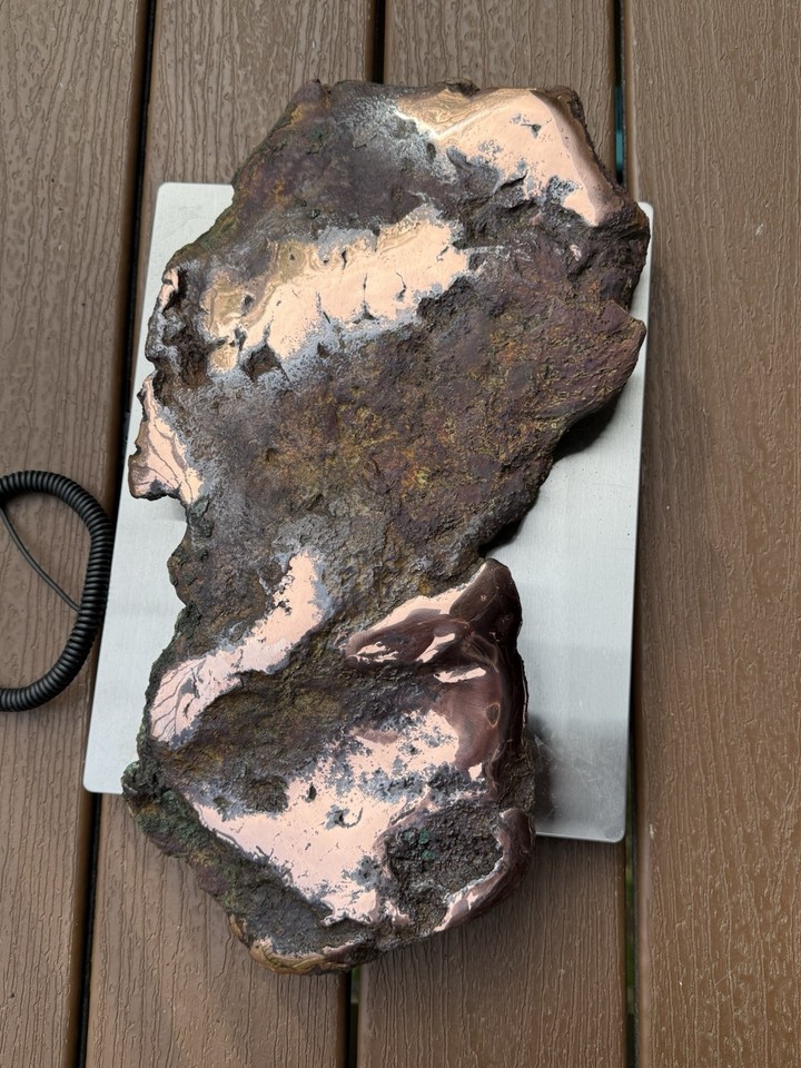 Polished Michigan Glacial Float Copper Specimen- Keweenaw Peninsula -47 ...