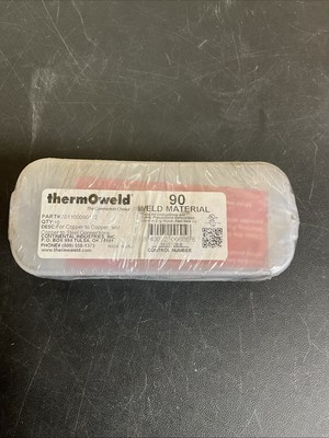 THERMOWELD 701100090172 Exothermic Weld Metal#90 (Kit of 10 Shots) | eBay