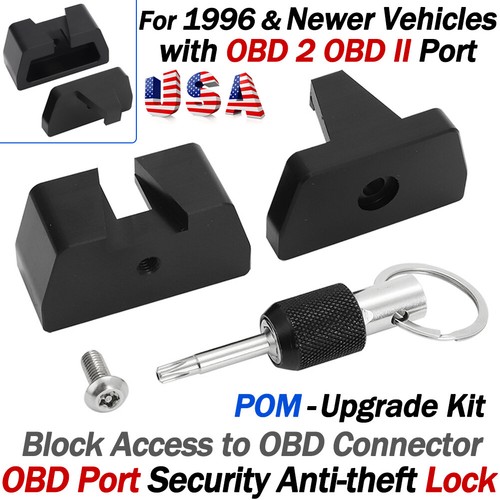 Vehicle OBD2 OBD Port Security Anti-theft Lock Kit Block Access to OBD ...