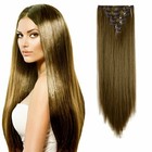 OneDor 24" Straight Full Head Kanekalon Futura Heat Resistance Hair ...