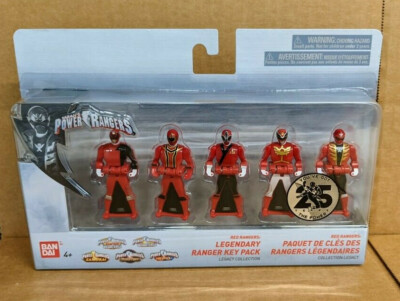Bandai Power Rangers Red Ranger Legendary Ranger Key Pack Legacy ...