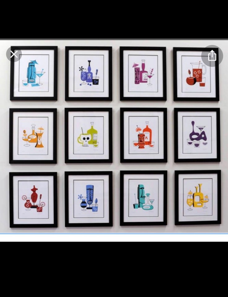Shag Cocktail Collection box set 12 signed serigraph prints book Josh ...