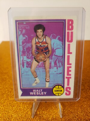 1974-75 Topps Basketball Walt Wesley #143 Capital Bullets | eBay UK