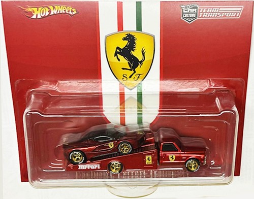 Custom Hot Wheels Team Transport FERRARI La Ferrari on Ramp w/ RR ...