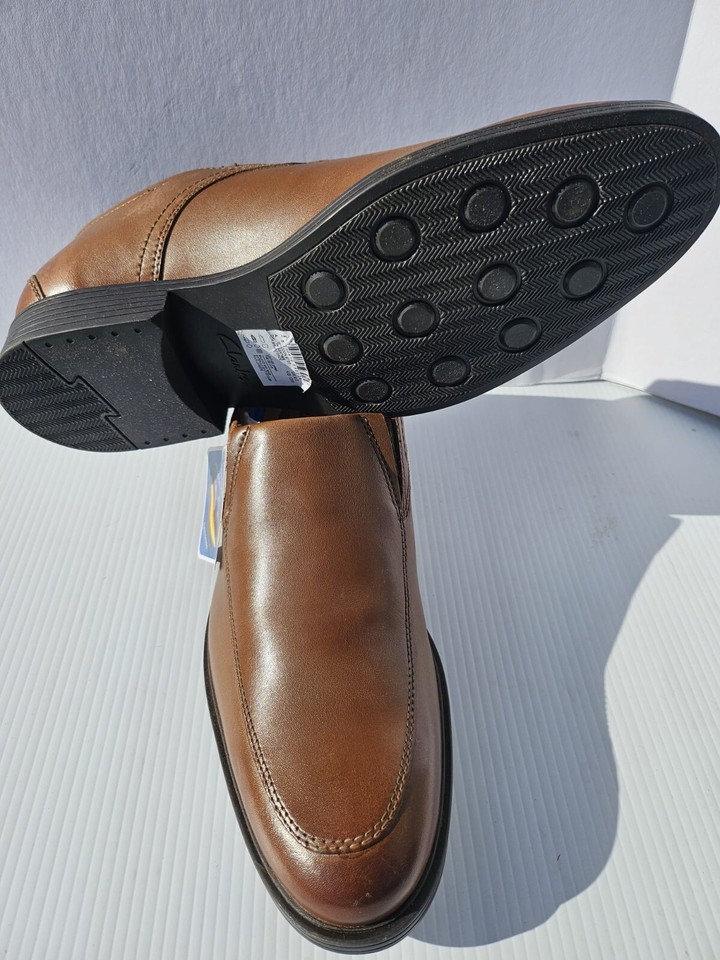 Clarks Mens Whiddon Step Leather Loafer | eBay