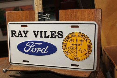 1993 Tennessee License Plate Clinton Ray Viles Ford | eBay