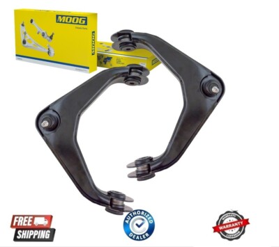 NEW PREMIUM MOOG Upper Control Arm & Ball Joint LH-RH Pair for Chevy ...