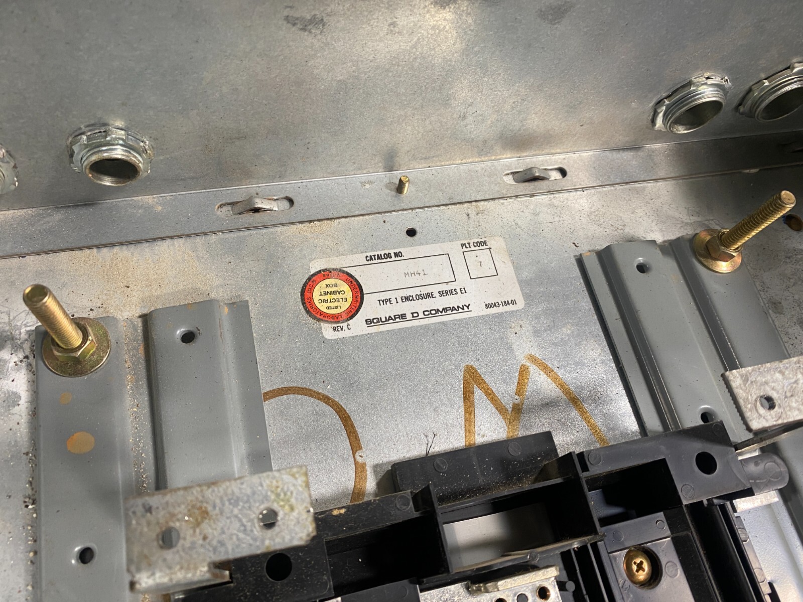 Square D NEHB Panelboard 225A 3PH 480Y/277V Type 1 Encl 4W 42 Space CAN ...