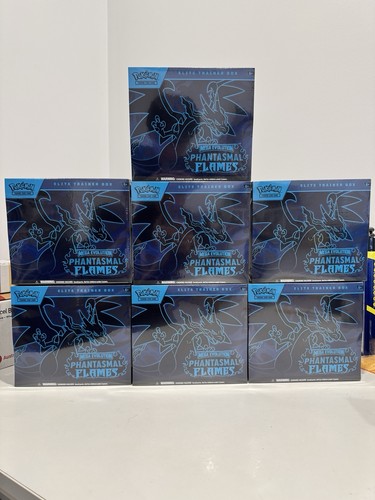 Pokemon TCG Mega Evolution Phantasmal Flames Elite Trainer Box ETB IN ...