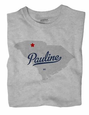 Pauline South Carolina SC T-Shirt MAP | eBay