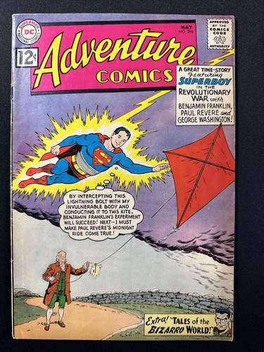 Adventure Comics #296 DC Comics Vintage Comic Silver age 1st Print 1962 ...