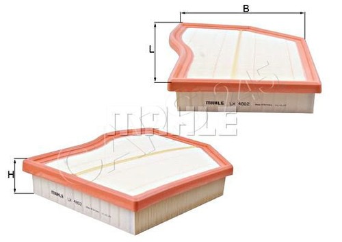 MAHLE Air Filter For MERCEDES A-Class Saloon W177 W247 B-Class 18 ...