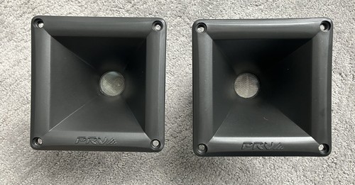 Pair - PRV Audio D230Ti-S 1" Titanium Horn Tweeter Driver 8 Ohm 1-3/8 ...