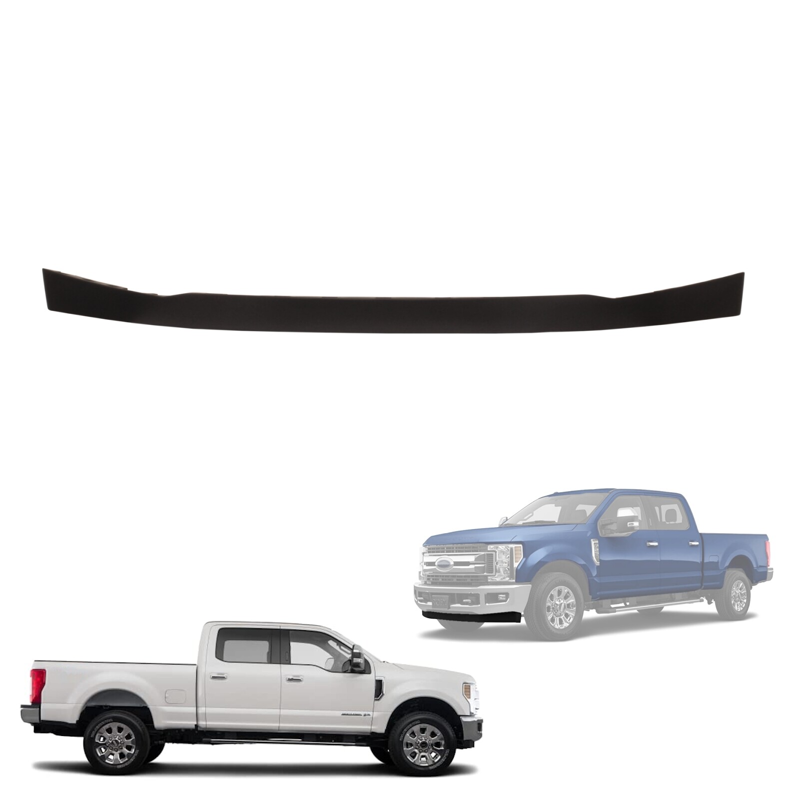 Lower Deflector VALANCE Panel For 17-19 Ford Super Duty F250 F350 F450 ...