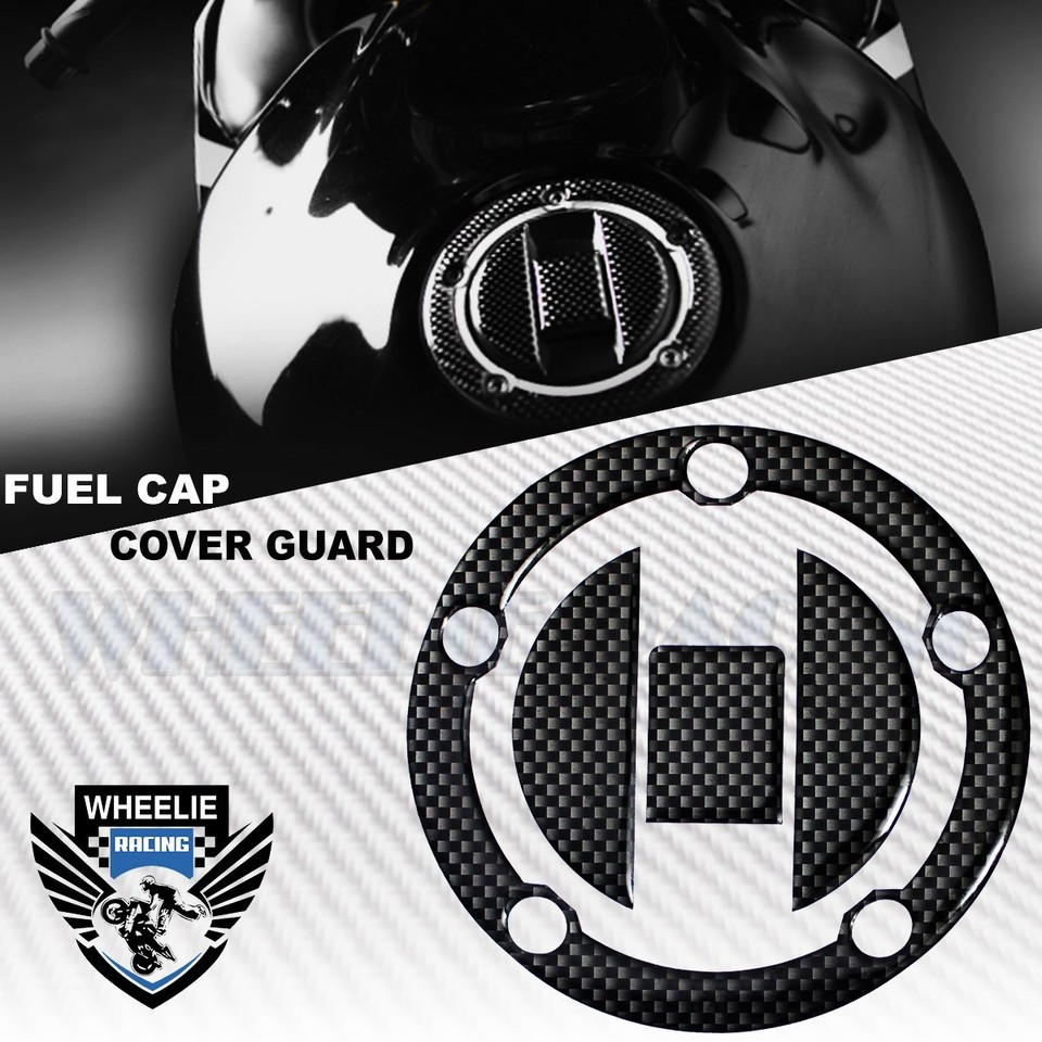 CHROMED GOLD PRO GRIP TANK PAD+CARBON LOOK GAS CAP COVER 04-17 GSXR-600 ...