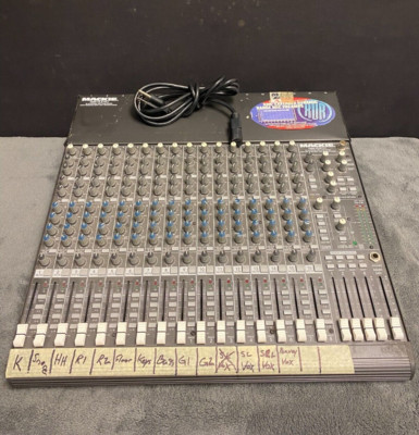 MACKIE 1604-VLZPRO 16-CHANNEL MIC/LINE MIXER Premium XDR UNTESTED FREE ...