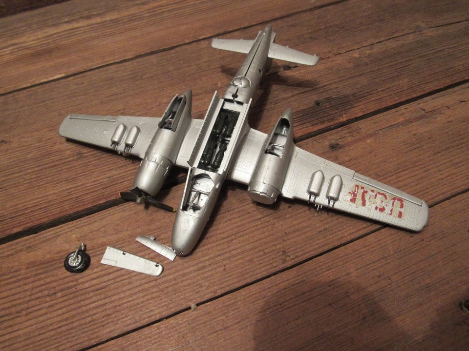 Vintage Custom Built Plastic Model Airplane - Sell For PARTS GREAT ...