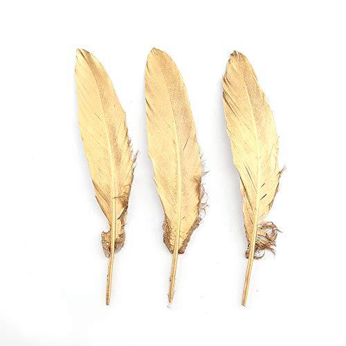 Natural Goose Feathers Clothing Accessories Pack of 50 (Gold) | eBay