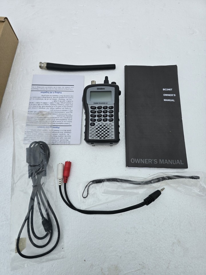 UNIDEN BEARCAT BC246T TRUNK TRACKER SCANNER III - 1600 CHANNEL - RARE ...
