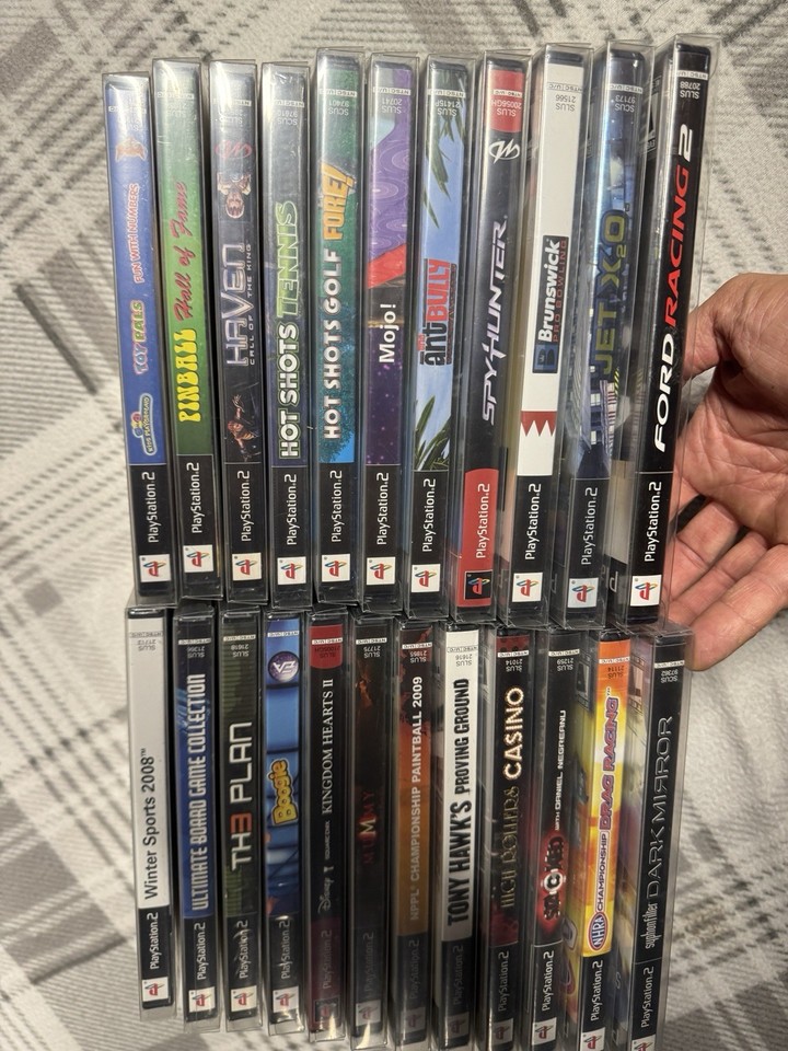 Sony PlayStation 2 PS2 Game Lot - 23 Sealed NEW - Kingdom Hearts, Tony ...