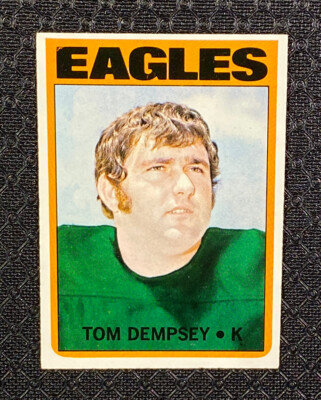 Tom Dempsey 1972 Topps Football Card #175 Philadelphia Eagles Pro ...