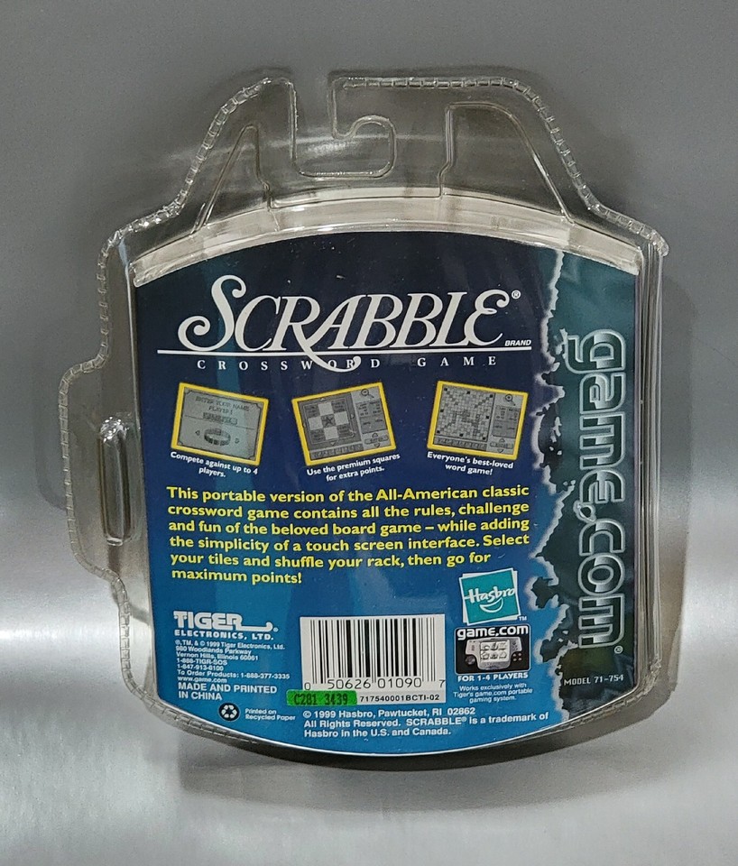Scrabble for Tiger Game.com Handheld System Brand New Factory Sealed | eBay