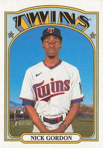 #652 Nick Gordon - Minnesota Twins - 2021 Topps Heritage Baseball | eBay