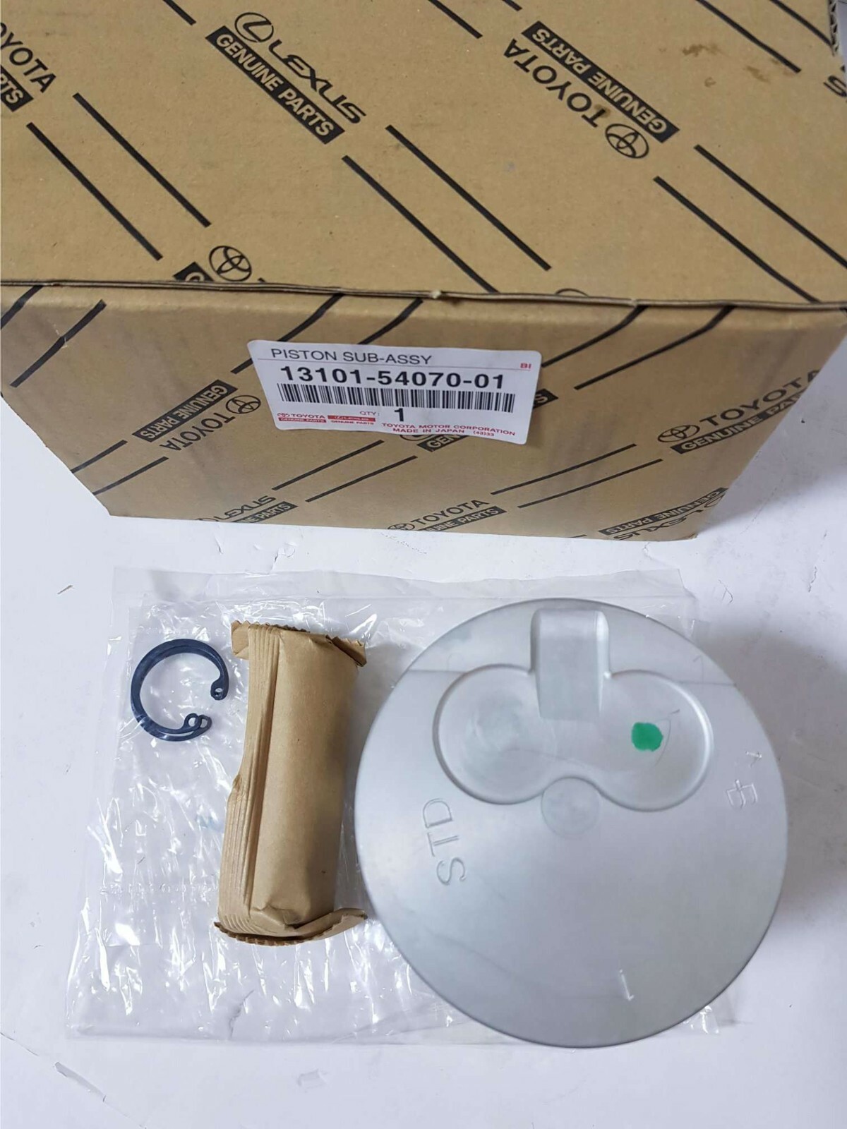 Toyota Genuine 13101-54070-01 Piston Sub-Assy W/Pin 131015407001 OEM | eBay