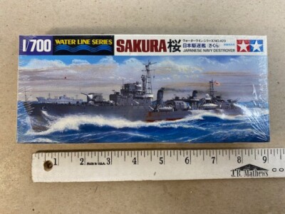 Tamiya Japanese IJN Destroyer SAKURA Model Kit 1/700 #31429 | eBay
