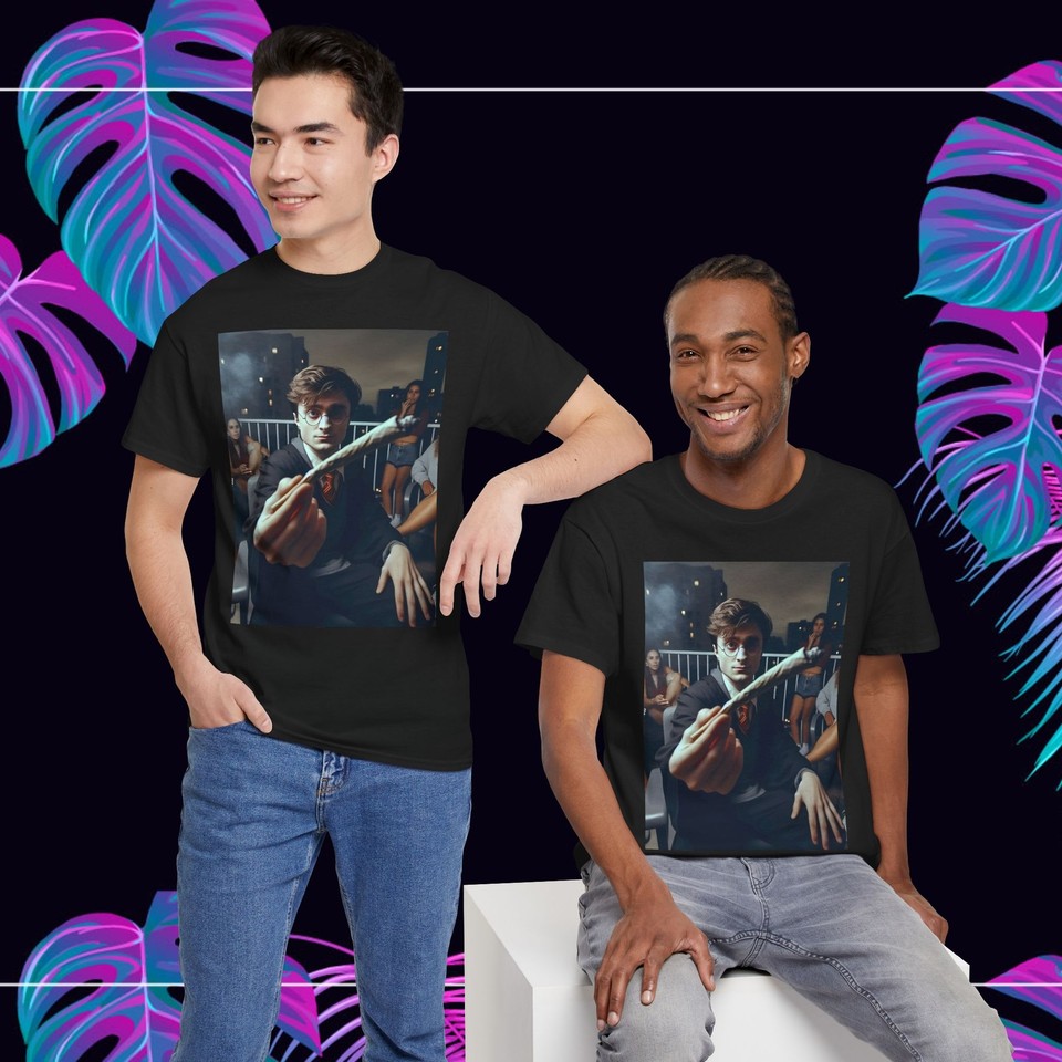 Harry Potter Smoking Weed Funny Tee T-Shirt Stoner Shirt | eBay