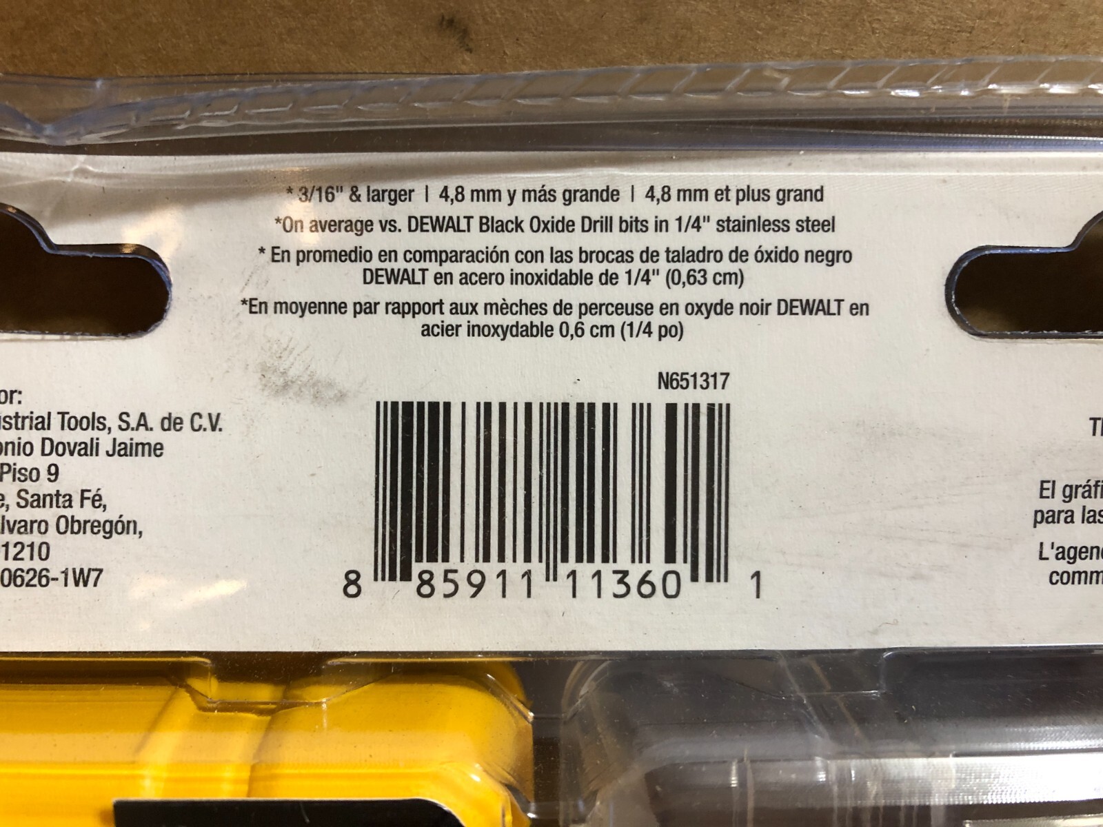 DEWALT DW1354 14-piece Titanium Pilot Point Drill Bit Set for sale ...