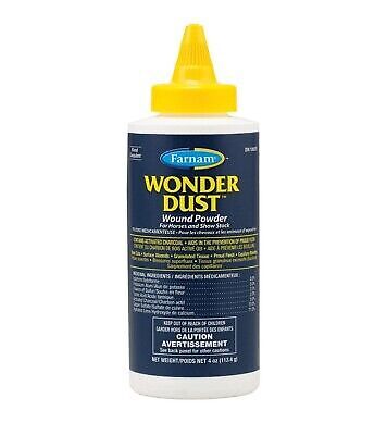 Farnam Wonder Dust Wound Powder, For Horses & Show Stock 4 Ounce/113.4g ...