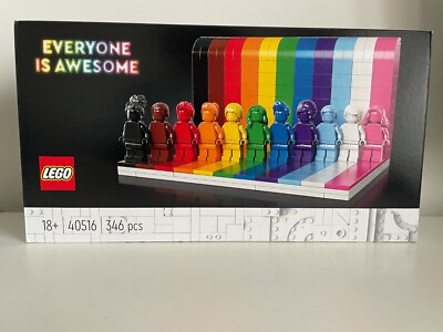 LEGO 40516 Everyone Is Awesome Diversity & Inclusivity Rainbow Minifig ...