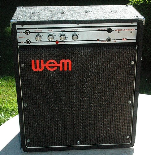 WEM WESTMINSTER 20 Guitar Amp, Celestion G10-50 speaker | eBay