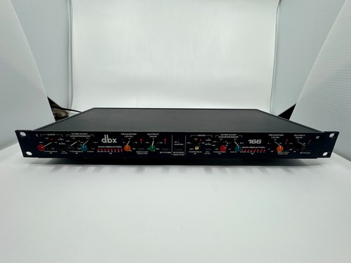 DBX 166 COMPRESSOR Limiter/ Noise Gate Black | eBay