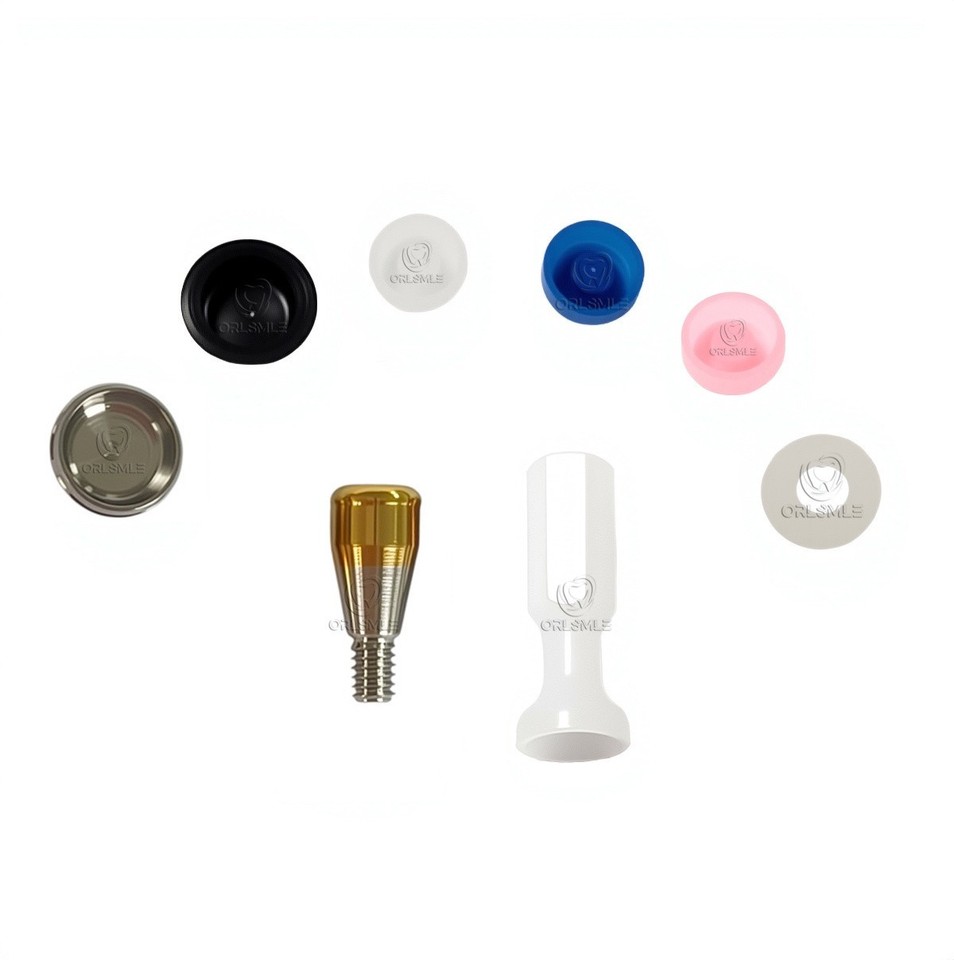 0° straight Locator abutment & Standard males caps fit to Dentis GH1-6 ...