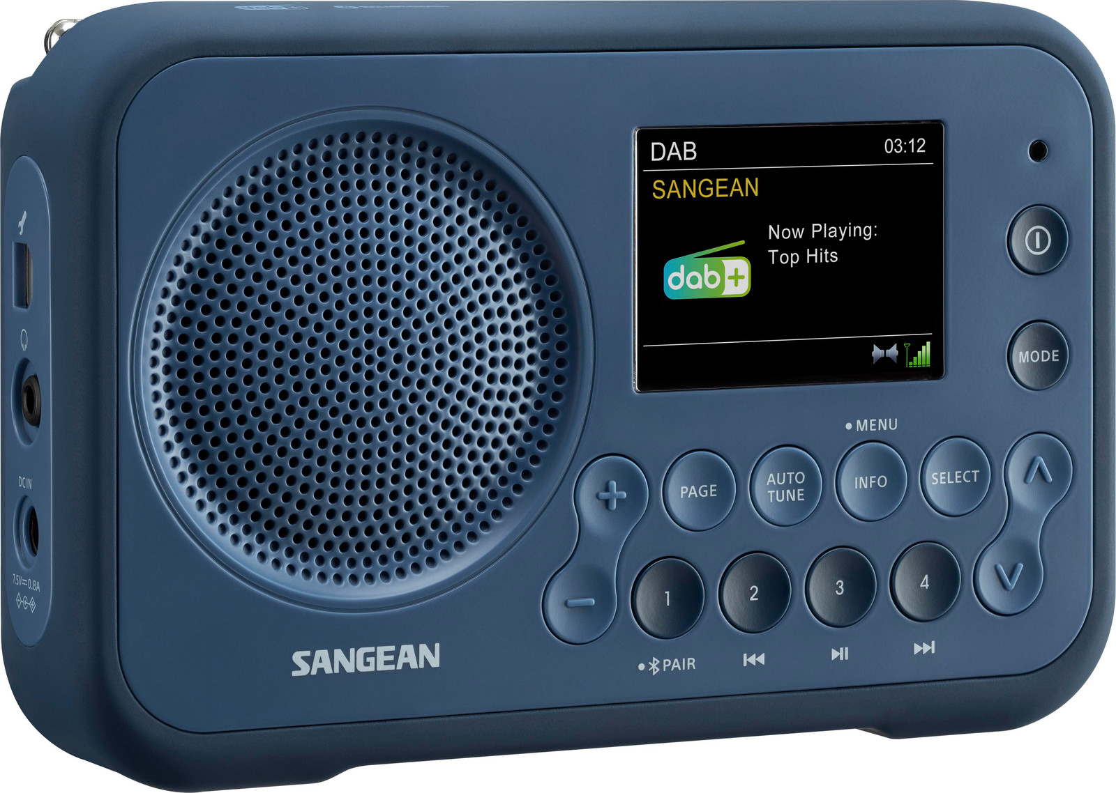 Sangean DPR-76BT Portables DAB Radio Dunkelblau online kaufen | eBay.de