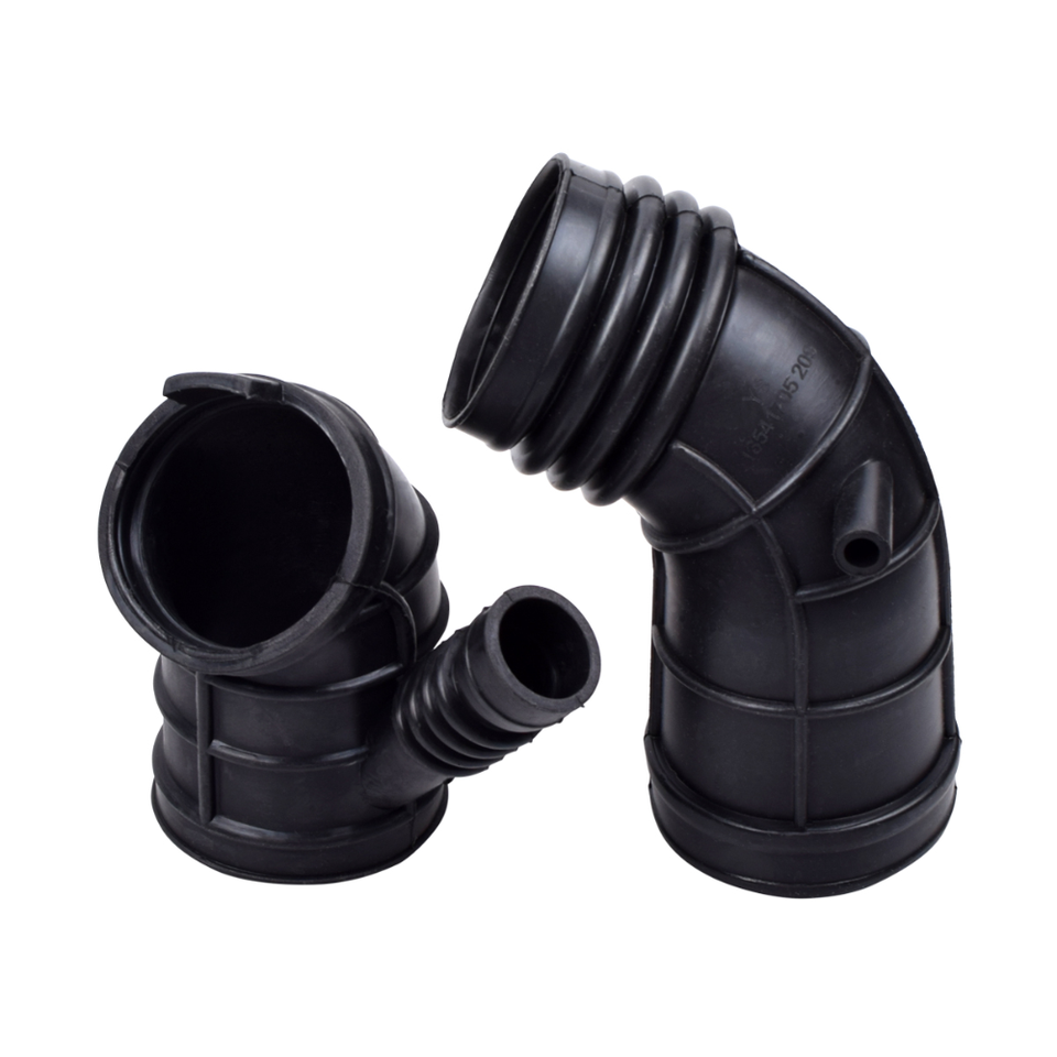 2Pcs Throttle Body Air Intake Boot Hose Fits BMW E46 323i 325i 328i E36 ...