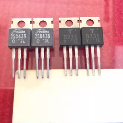 4Pairs 2SD235/2SB435 D235/B435 TO220 Transistors ICs Chip Original B3 ...