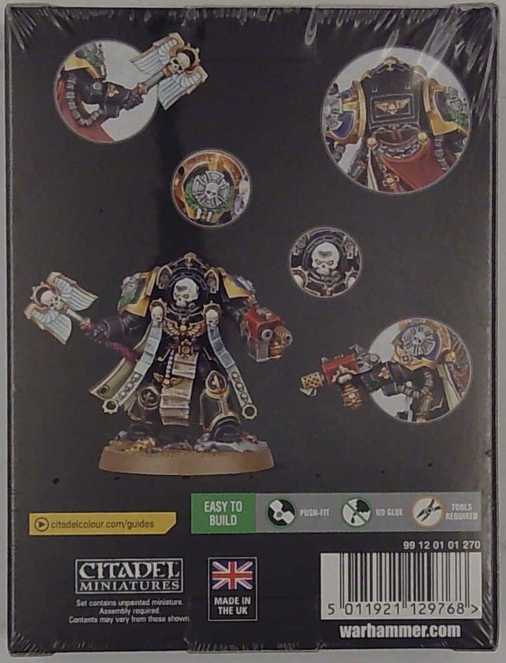 WARHAMMER 40K: Space Marines Terminator Chaplain Tarentus Commemorative ...