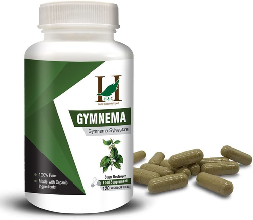 H&C Gurmar Capsules Gymnema Sylvestre - 900mg per Serving, 120 Vegan ...