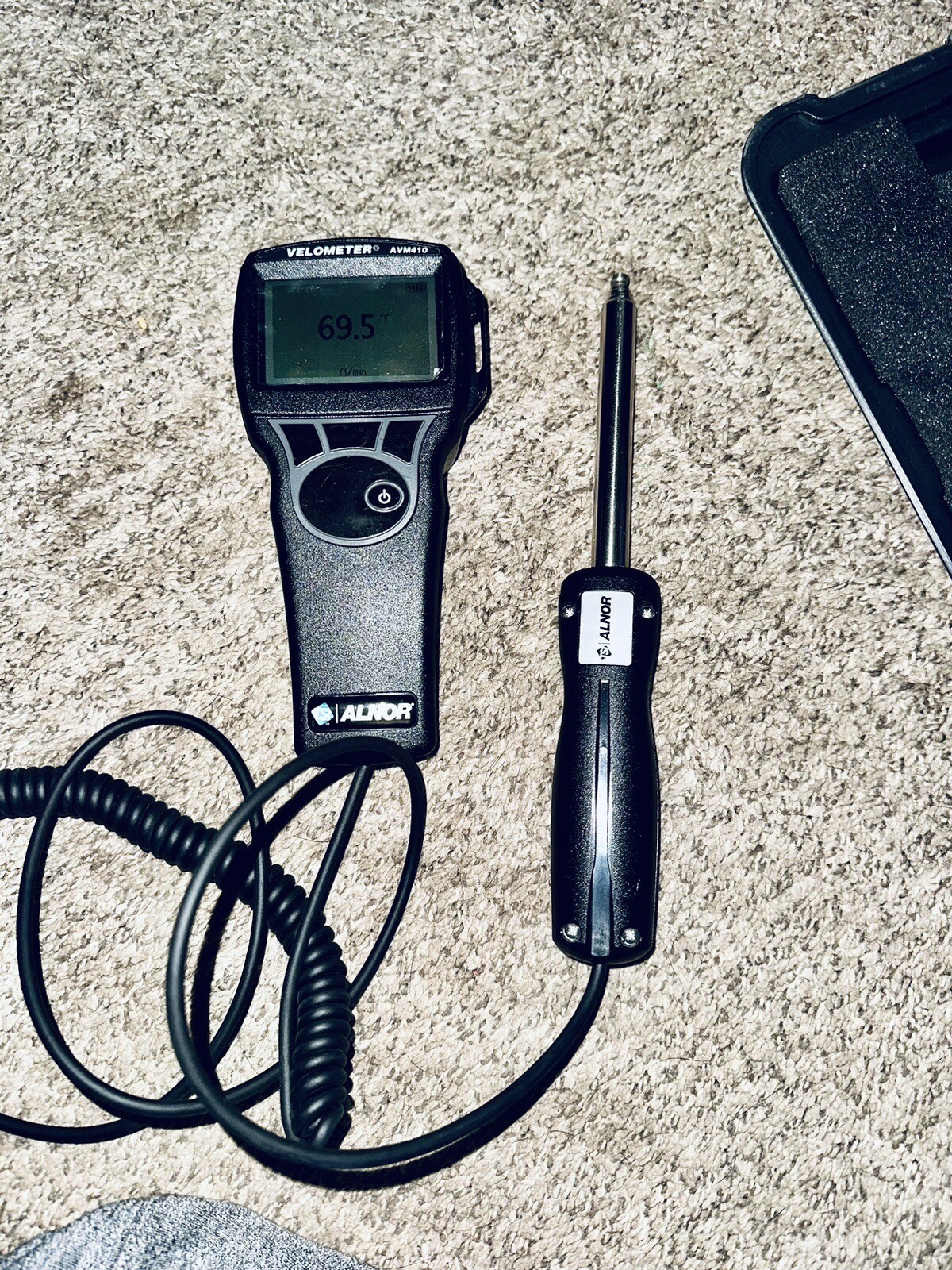 TSI (ALNOR) AVM410 Velometer Thermal Anemometer Never Used Open Box W ...