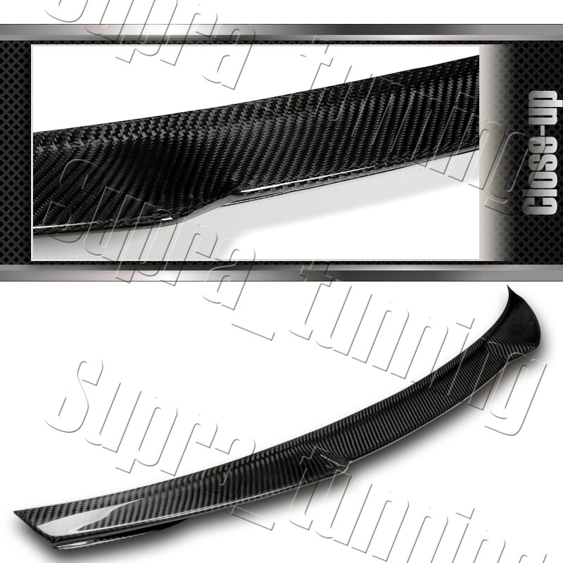 V-Style Carbon Fiber Rear Trunk Lid Spoiler Wing For 2012-2018 Audi A7 ...