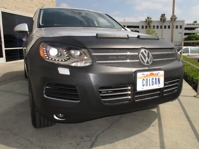 Colgan Front End Mask Bra 2pc.Fits VW Touareg 2011-2014 W/O License ,W ...