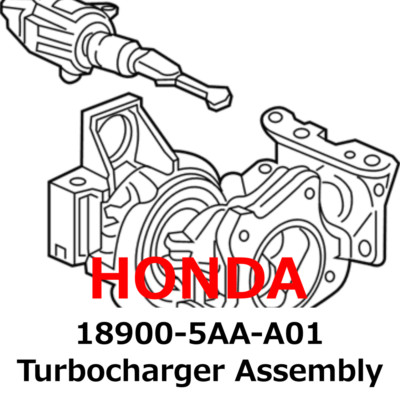 【NEW】Honda Genuine 2016-2021 Honda Civic Turbocharger Assembly 18900 ...